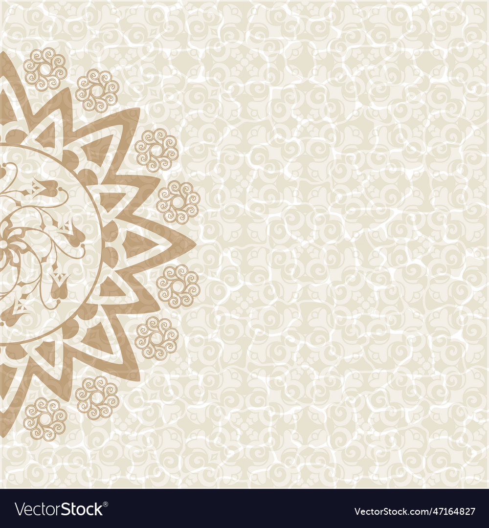 Arabic pattern background Royalty Free Vector Image