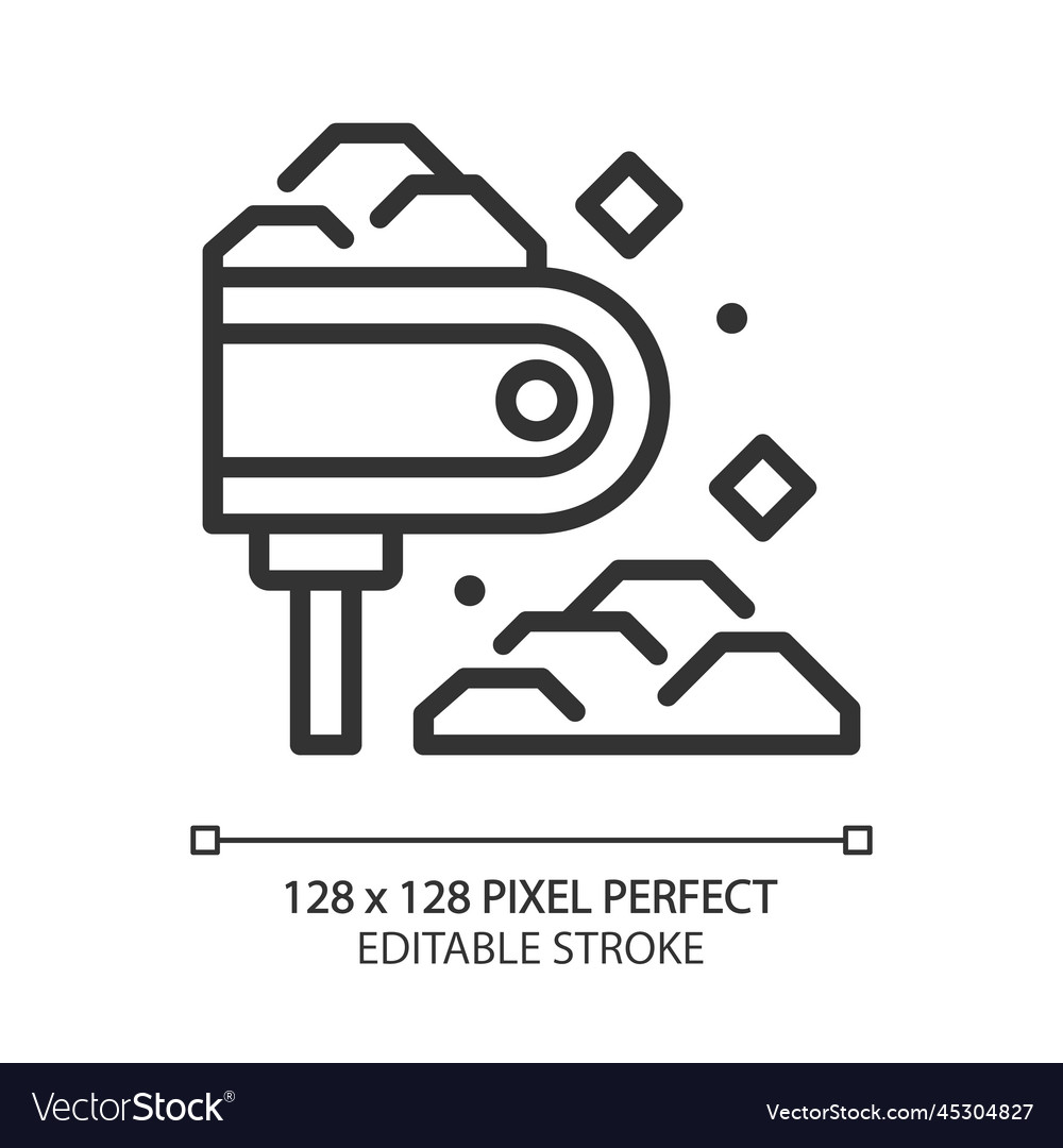 Conveyor pixel perfect linear icon Royalty Free Vector Image Conveyor pixel perfect linear icon Royalty Free Vector Image
