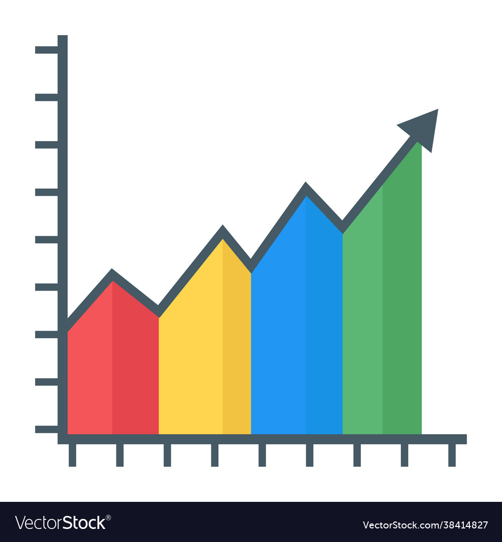 Data growth Royalty Free Vector Image - VectorStock