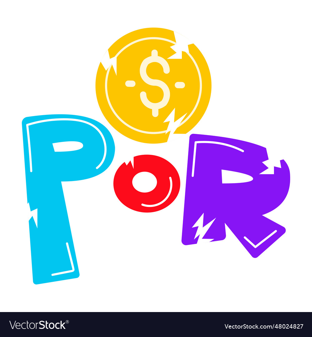 Poor Royalty Free Vector Image - VectorStock