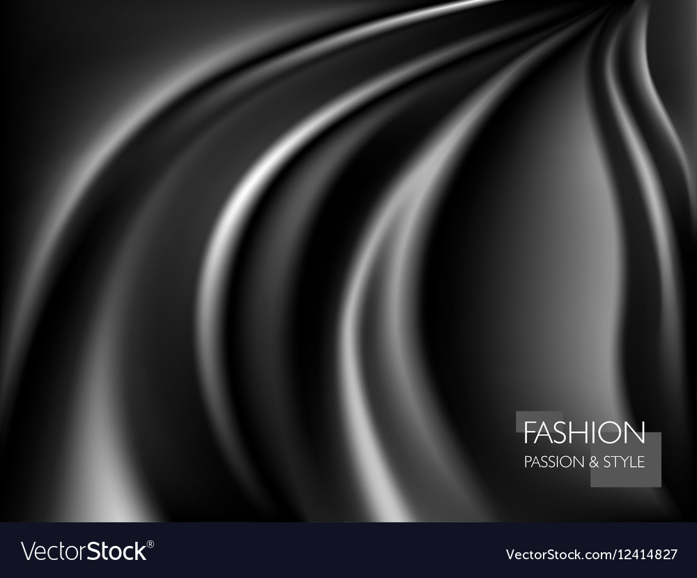 Smooth elegant luxury black Royalty Free Vector Image