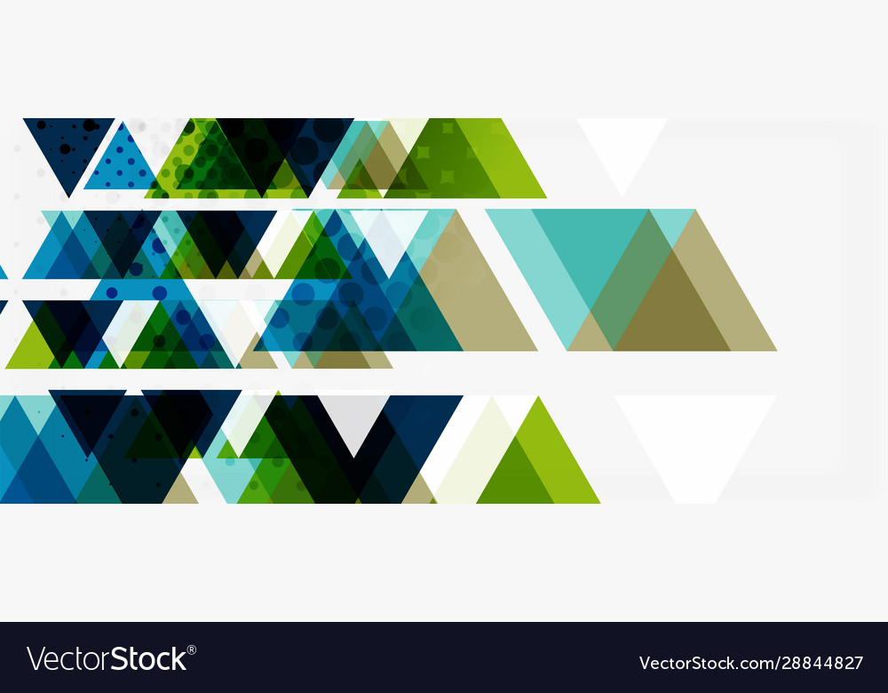 Triangle geometric abstract composition Royalty Free Vector