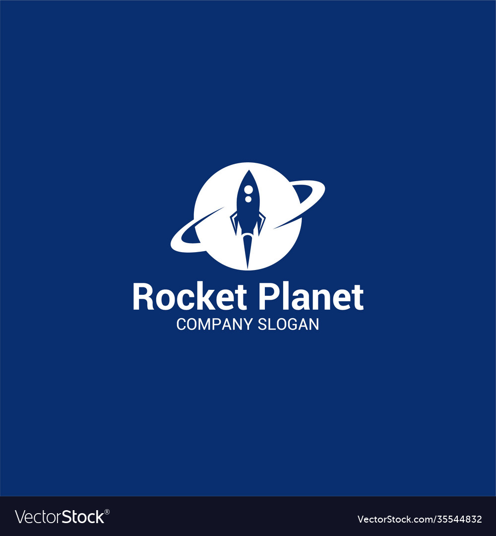 Rocket planet Royalty Free Vector Image - VectorStock