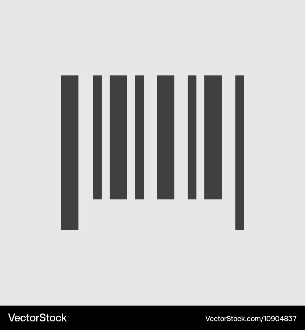 Bar code icon Royalty Free Vector Image - VectorStock