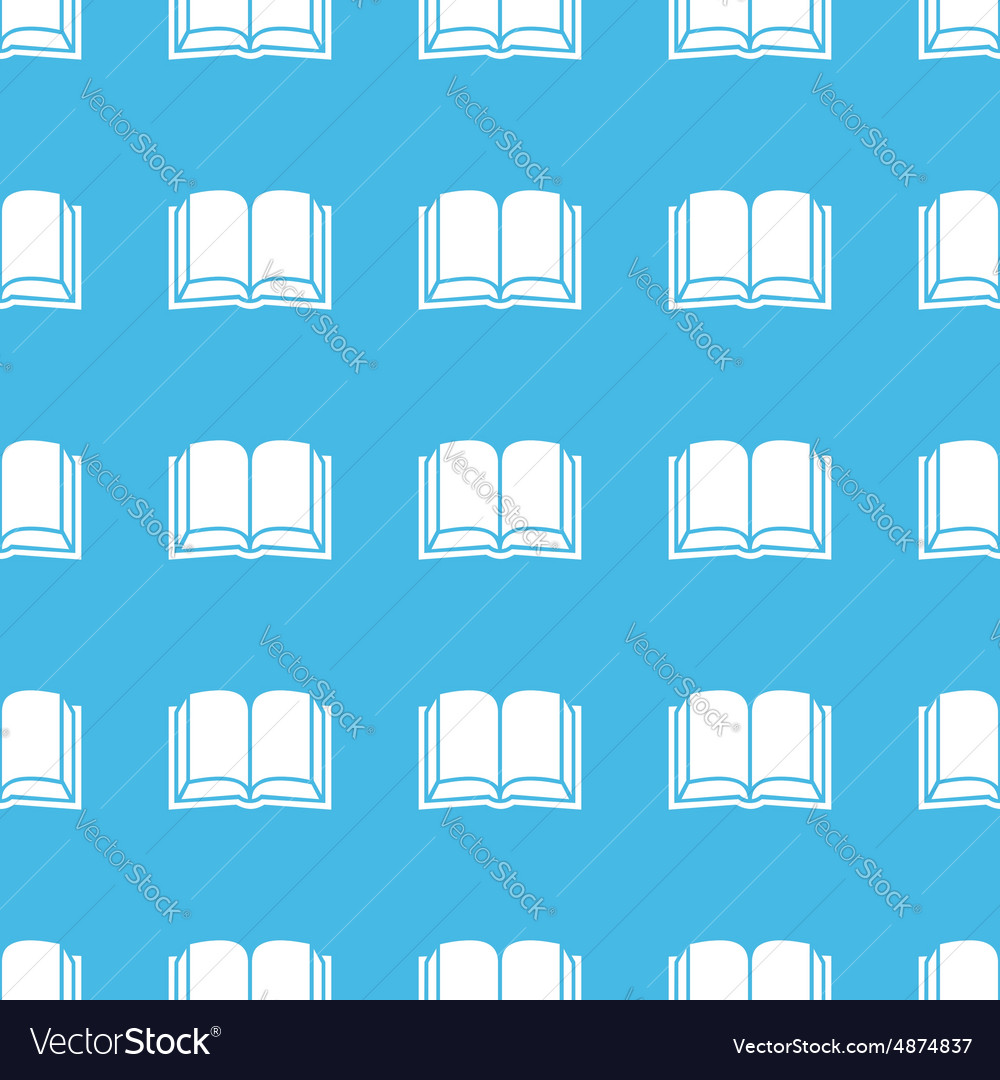 Book straight pattern Royalty Free Vector Image