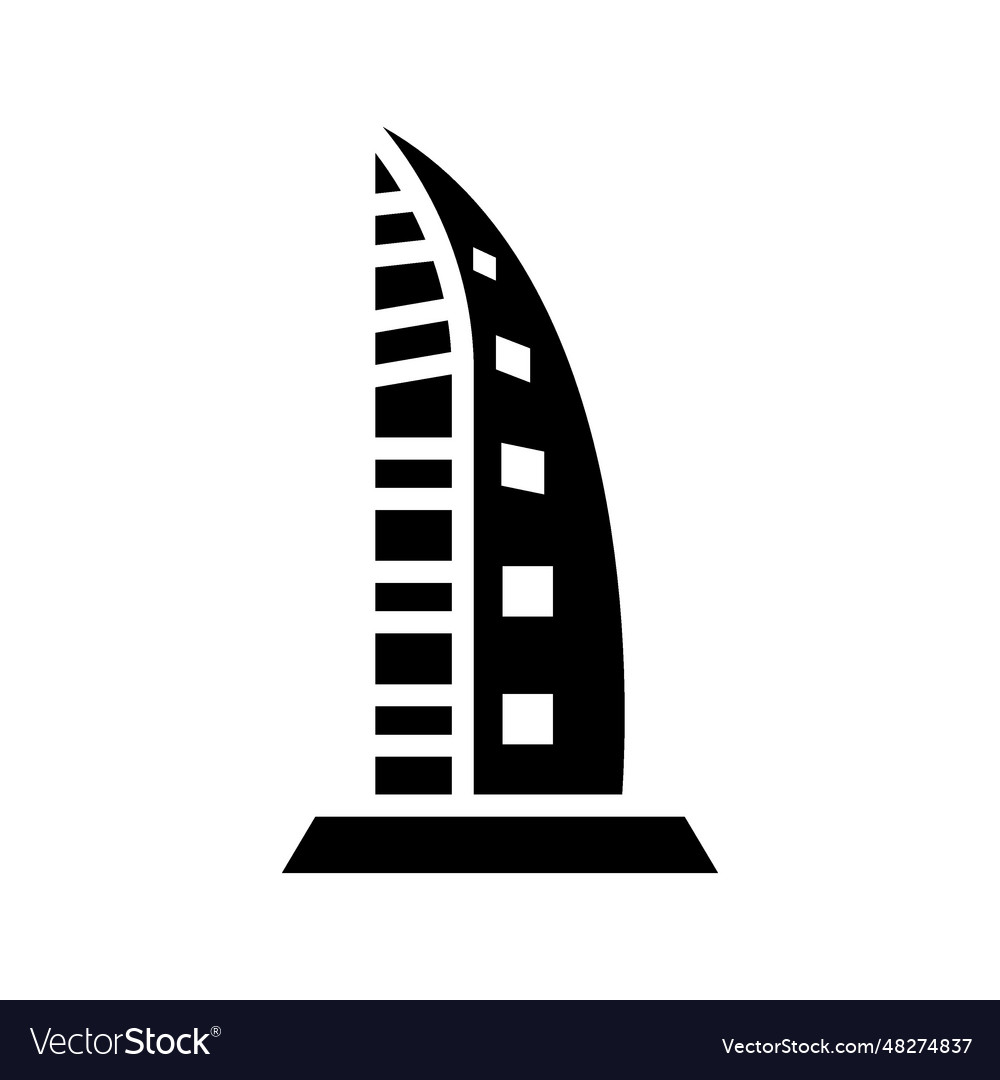 Burj al arab icon Royalty Free Vector Image - VectorStock Burj al arab icon Royalty Free Vector Image - VectorStock
