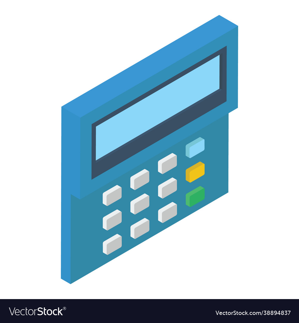 Calculating device Royalty Free Vector Image - VectorStock