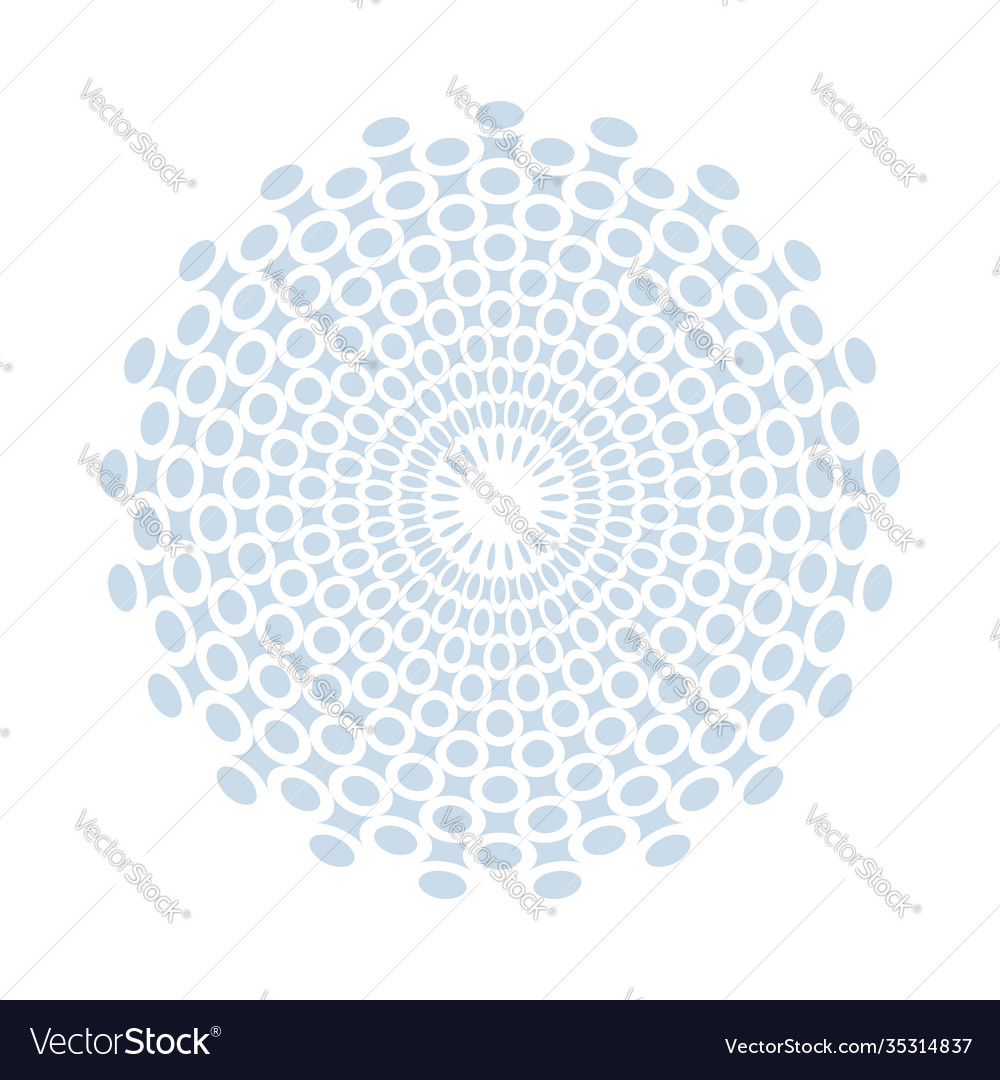 Decorative circle pattern Royalty Free Vector Image