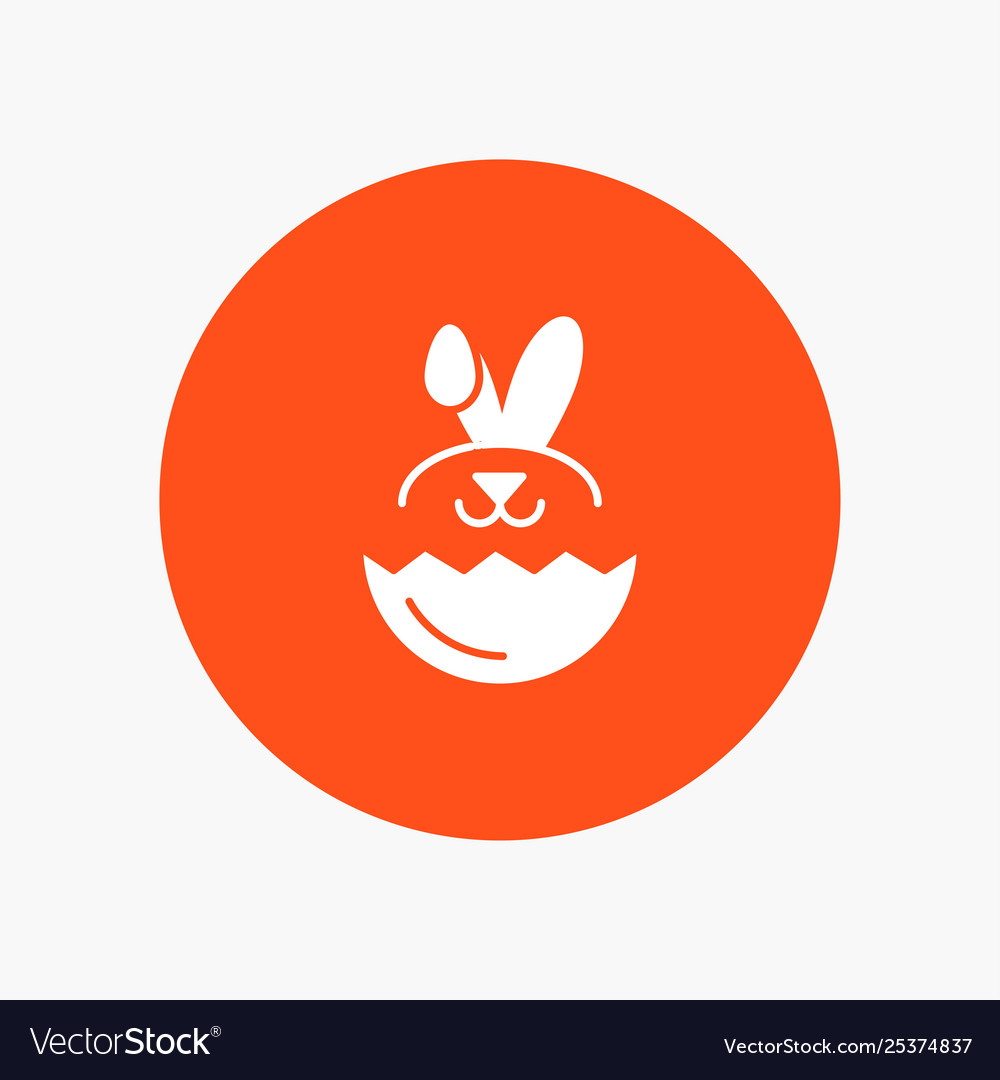 Egg rabbit easter Royalty Free Vector Image - VectorStock