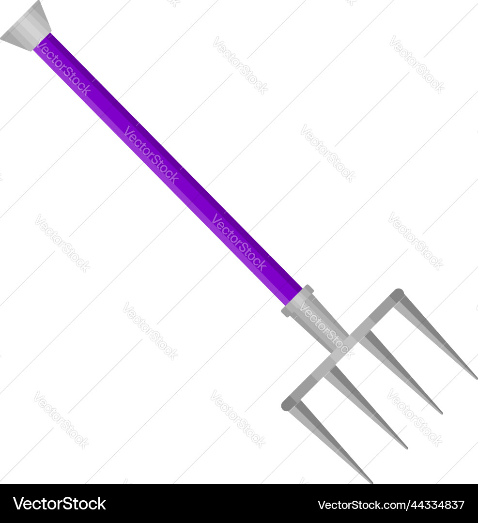 Purple rakes on a white background Royalty Free Vector Image