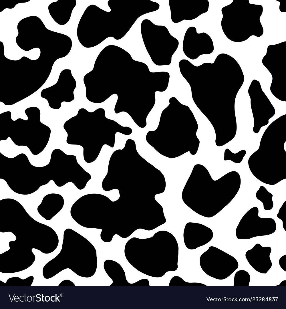 Seamless Texture Cow Hide Royalty Free Vector Image