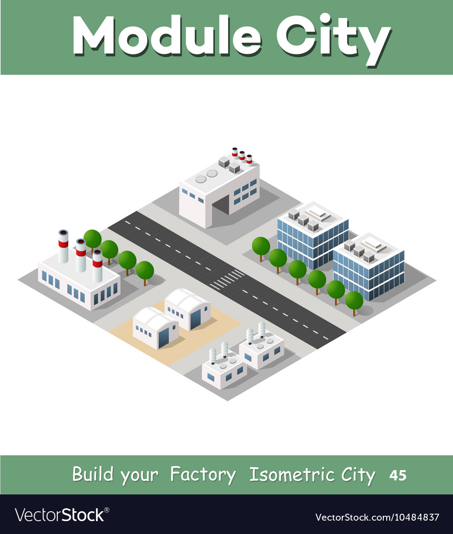 The perspective view Royalty Free Vector Image