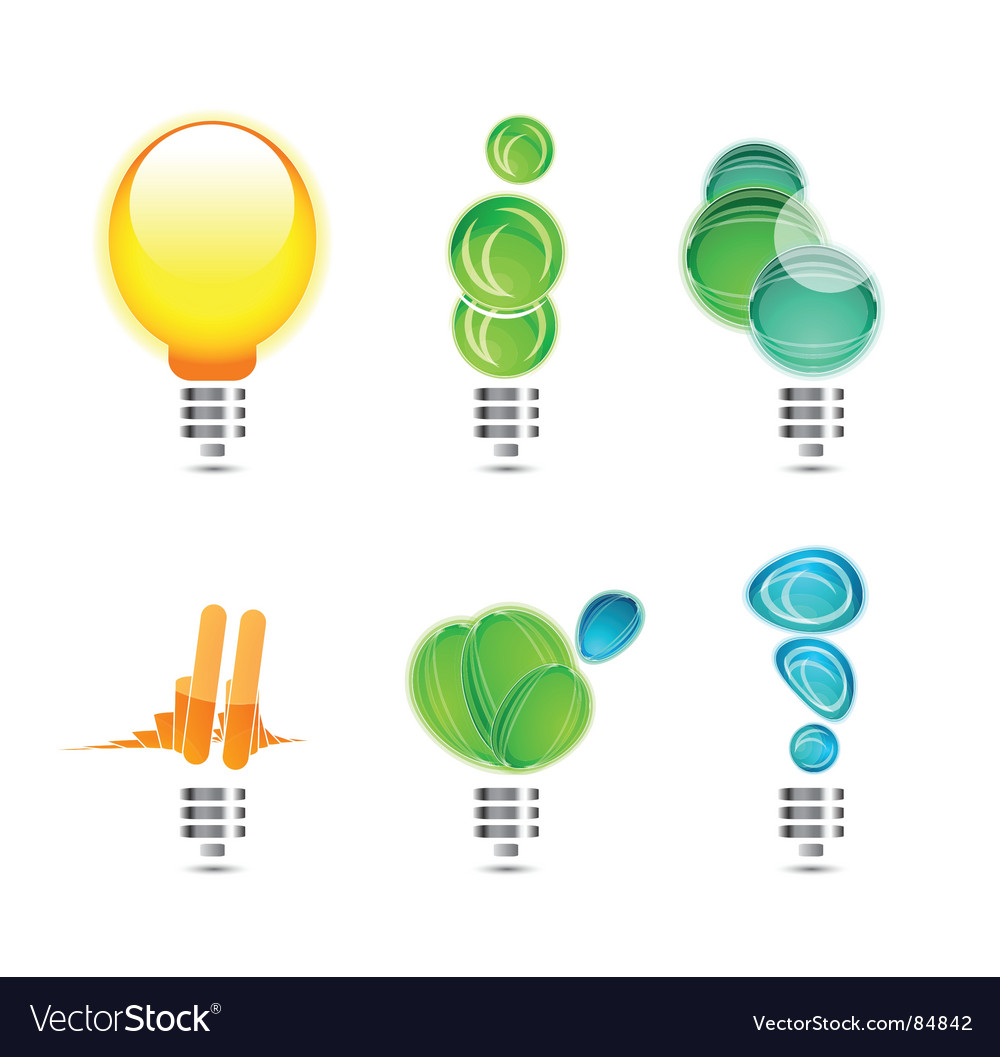 Bulbs Royalty Free Vector Image - VectorStock