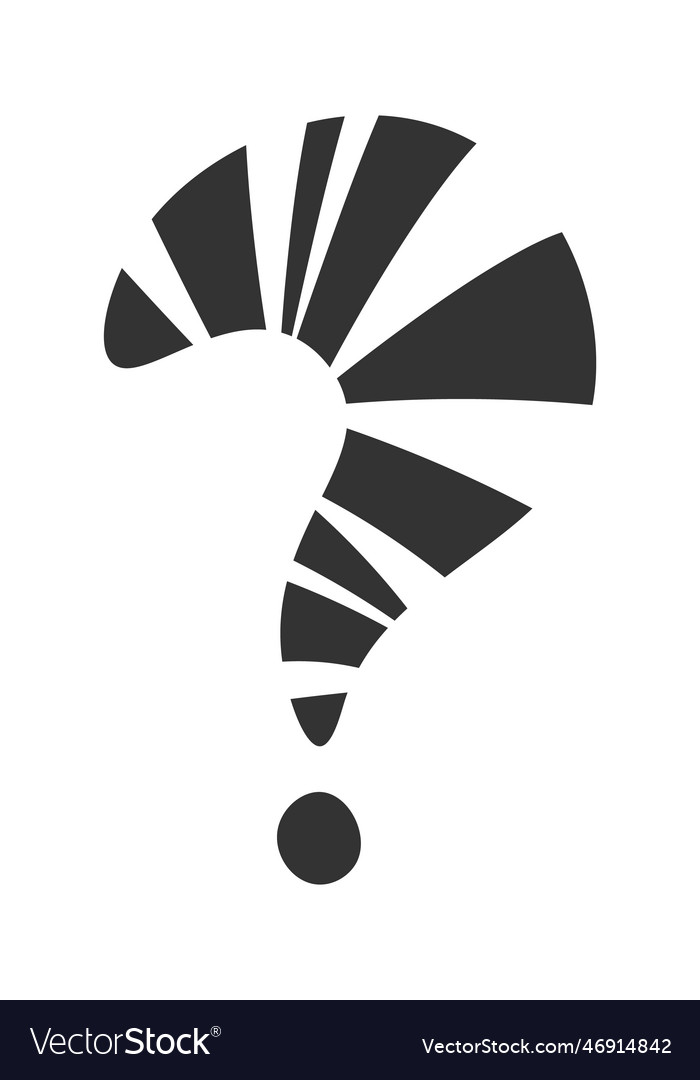 Comic question mark Royalty Free Vector Image - VectorStock