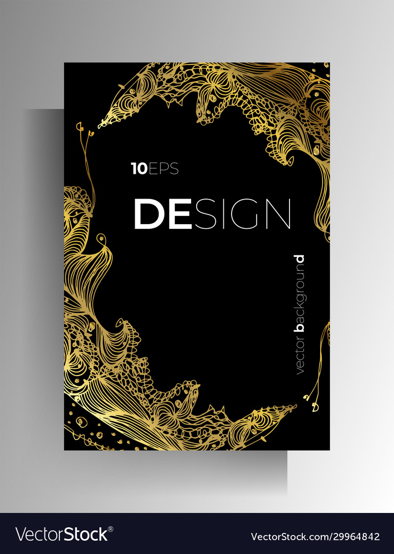 Cover design for book magazine catalog brochure Vector Image