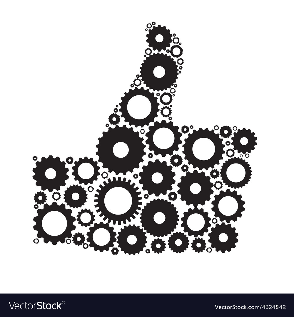 Gear hand icon Royalty Free Vector Image - VectorStock Gear hand icon Royalty Free Vector Image - VectorStock