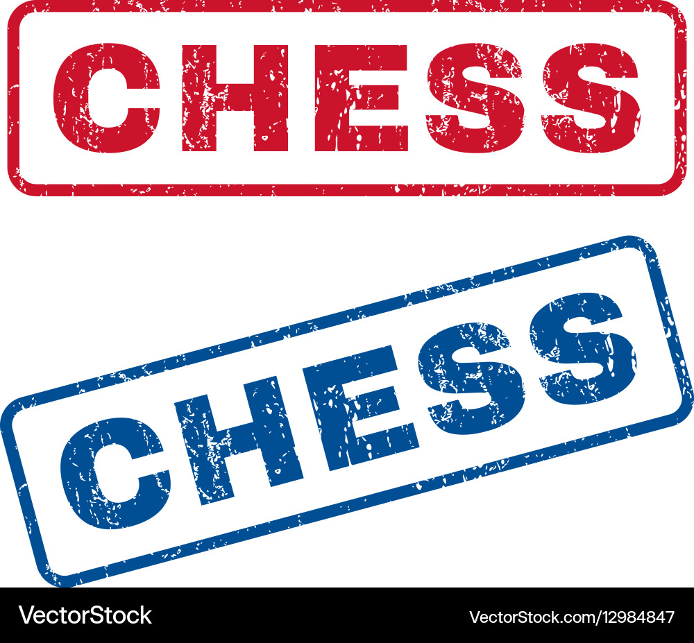 Chess Rubber Stamps Royalty Free Vector Image - VectorStock