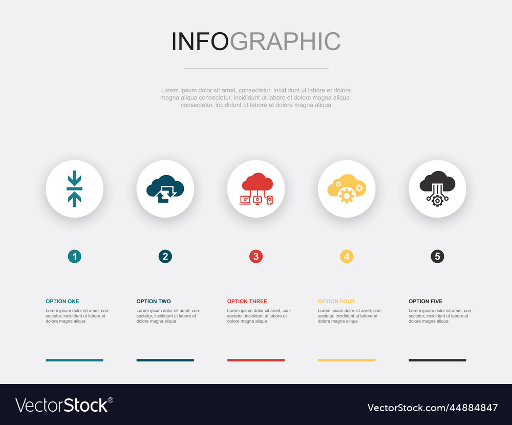 Data compression cloud sync cloud computing Vector Image