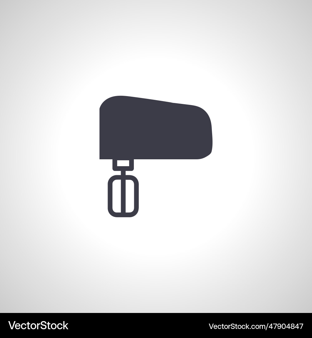 Kitchen mixer icon electric mixer icon Royalty Free Vector