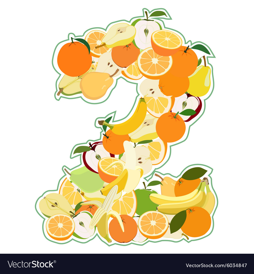 Number 2 Royalty Free Vector Image - VectorStock