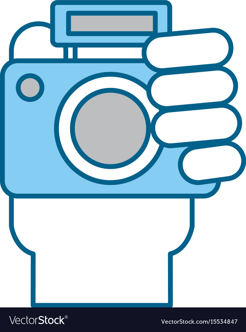 Professional digital camera Royalty Free Vector Image