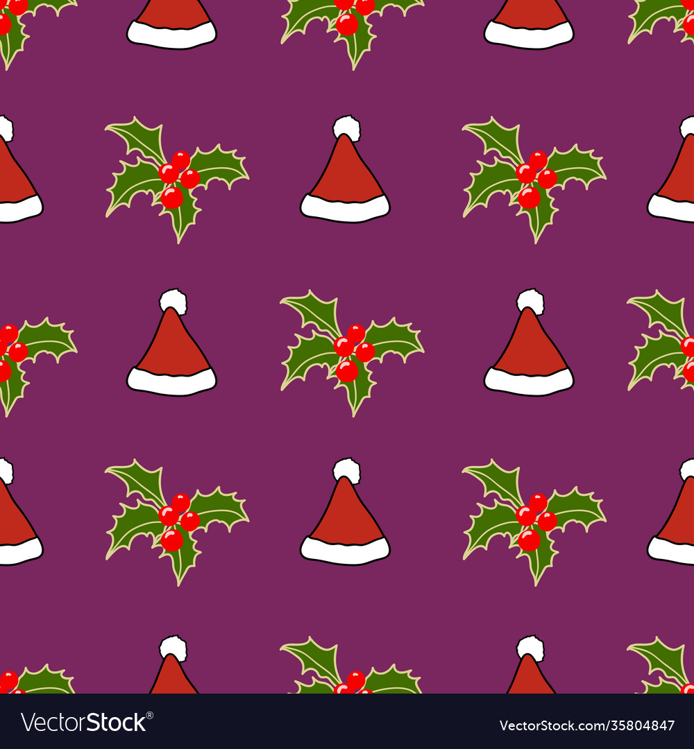 Repeat pattern for christmas holiday Royalty Free Vector