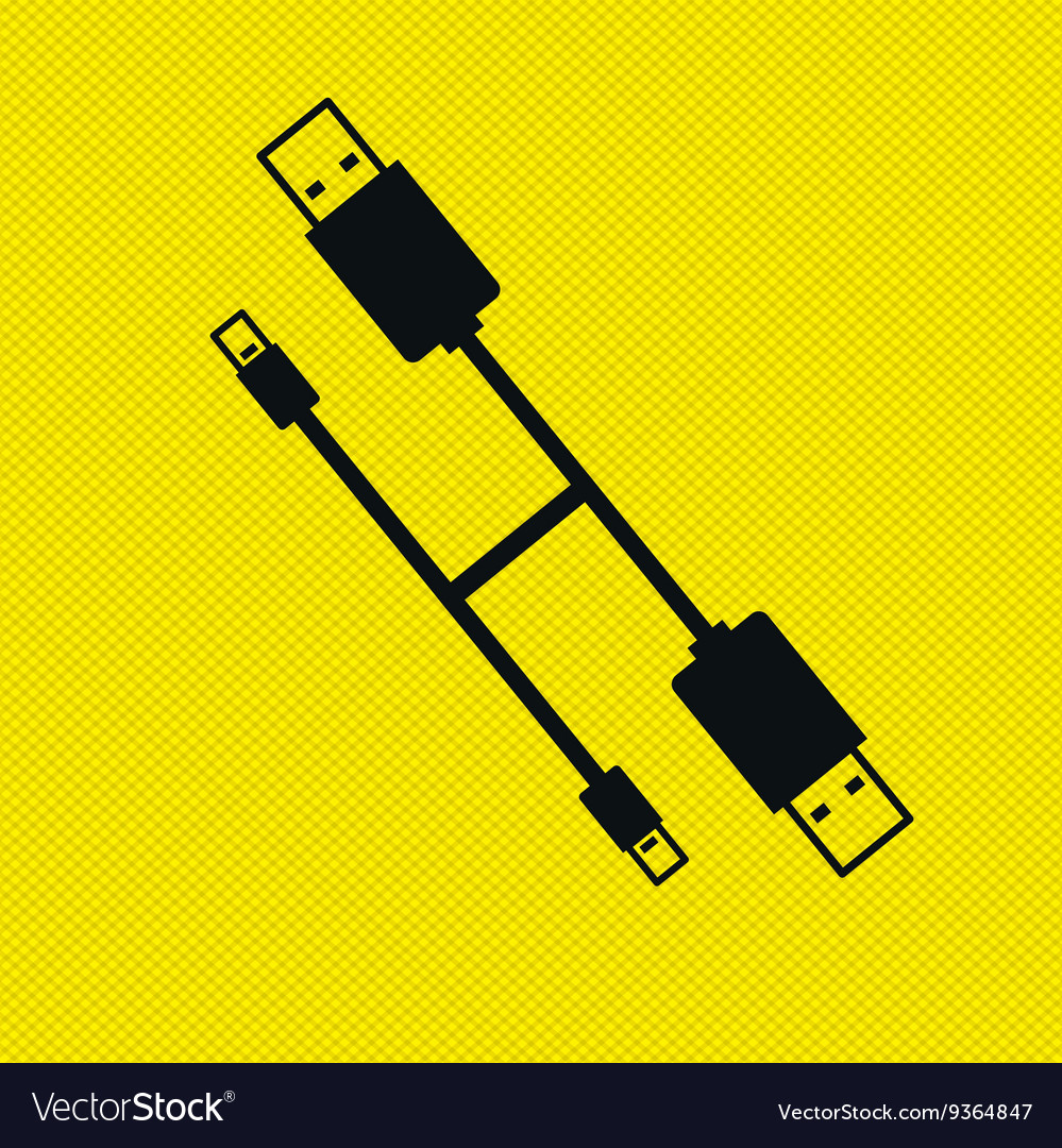 Usb device design Royalty Free Vector Image - VectorStock