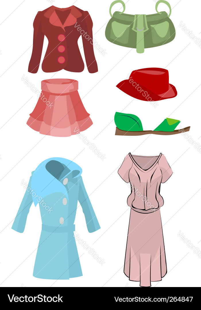 Womens fashion designs Royalty Free Vector Image