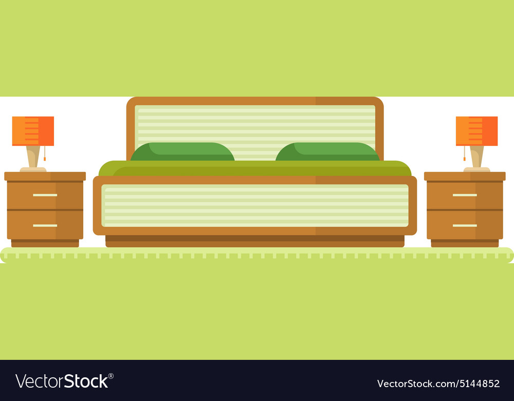 Bedroom Royalty Free Vector Image - VectorStock