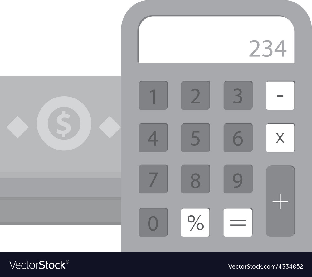 Calculator Royalty Free Vector Image - VectorStock