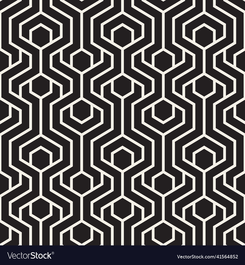 Seamless pattern repeating geometric elements Vector Image