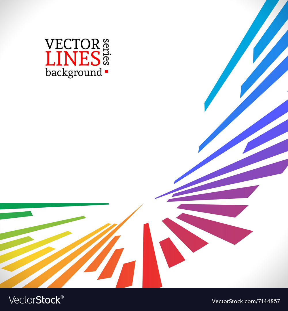 Colorful lines background Royalty Free Vector Image