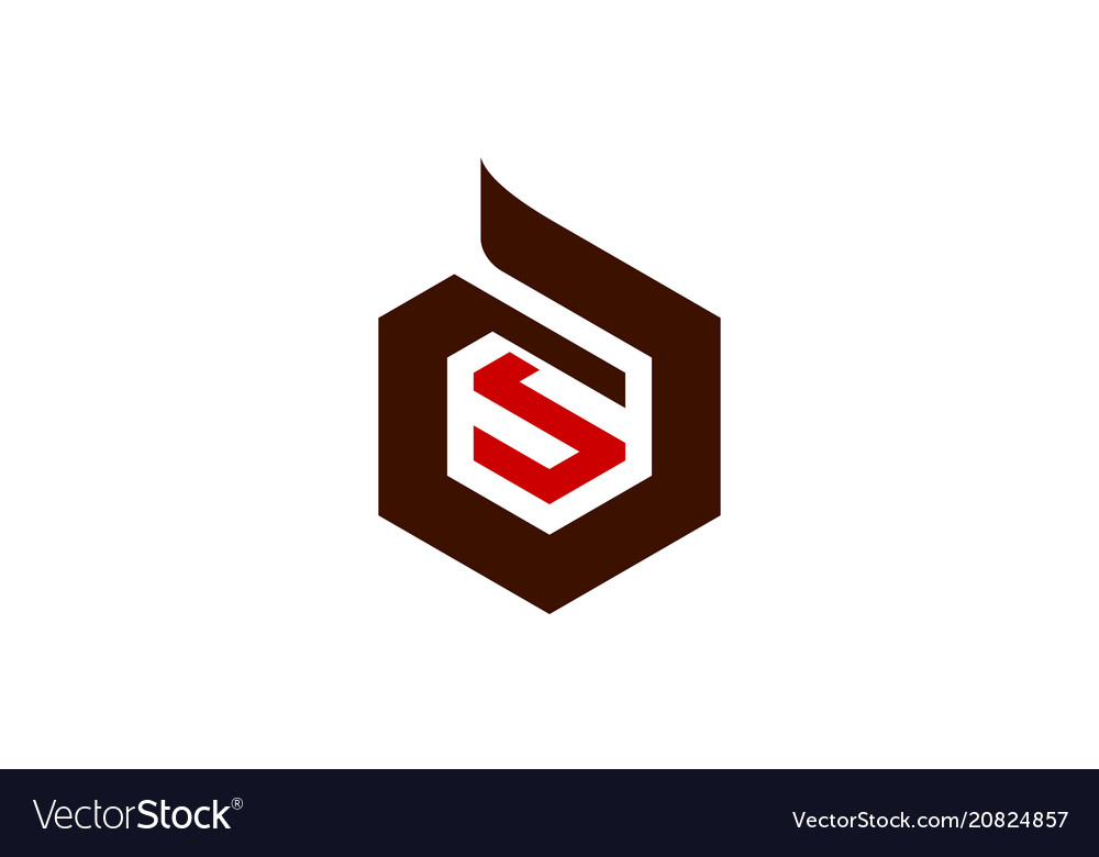Letter d s modern Royalty Free Vector Image - VectorStock