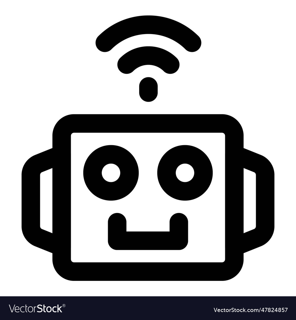 Robotic operation using wireless network Vector Image