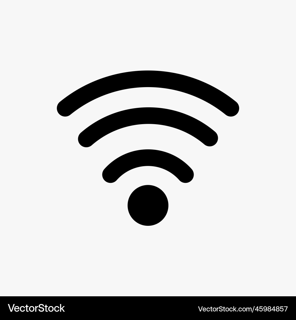 Signal icon design can also be used for user Vector Image