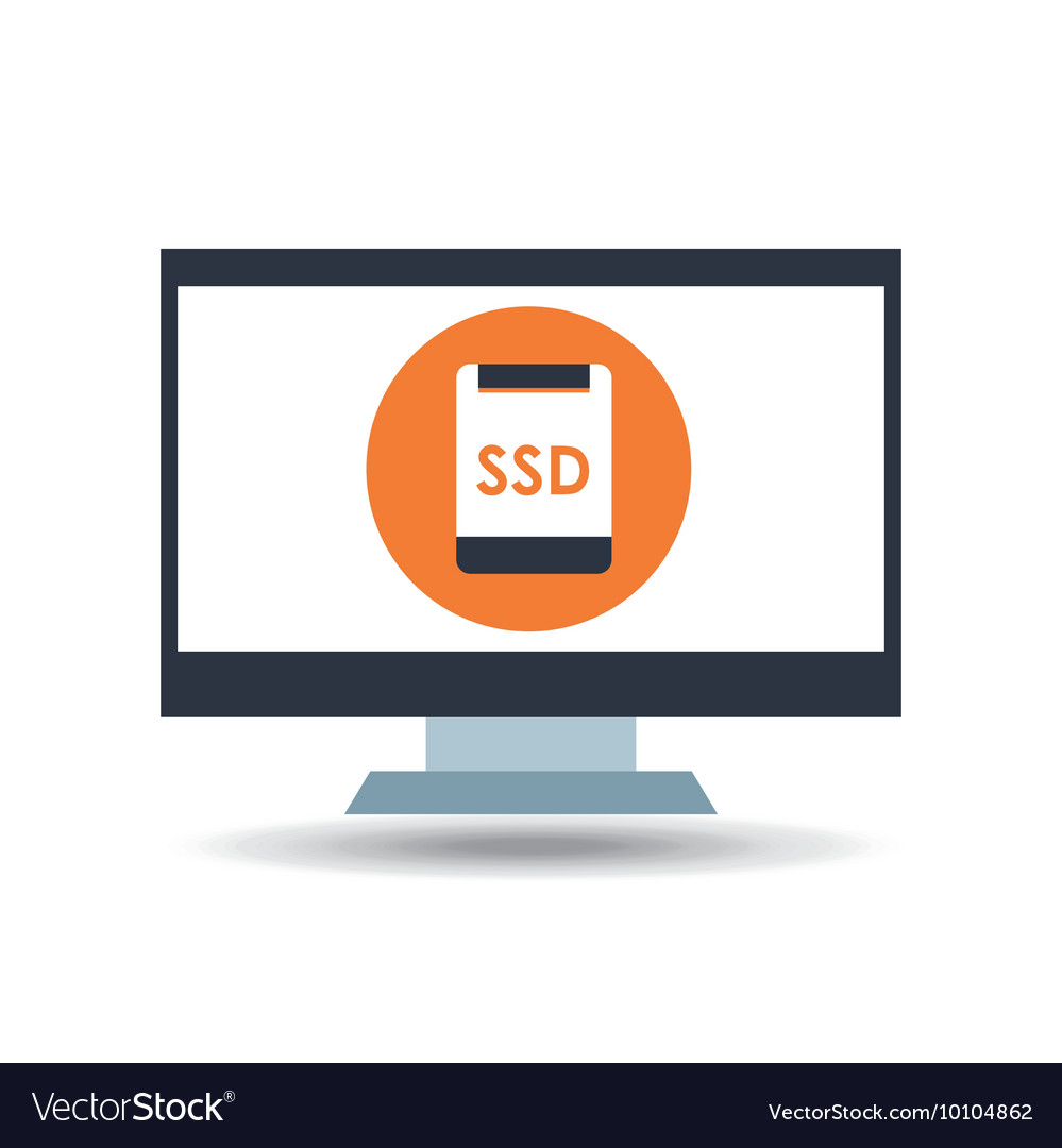 Tech computer icon Royalty Free Vector Image - VectorStock