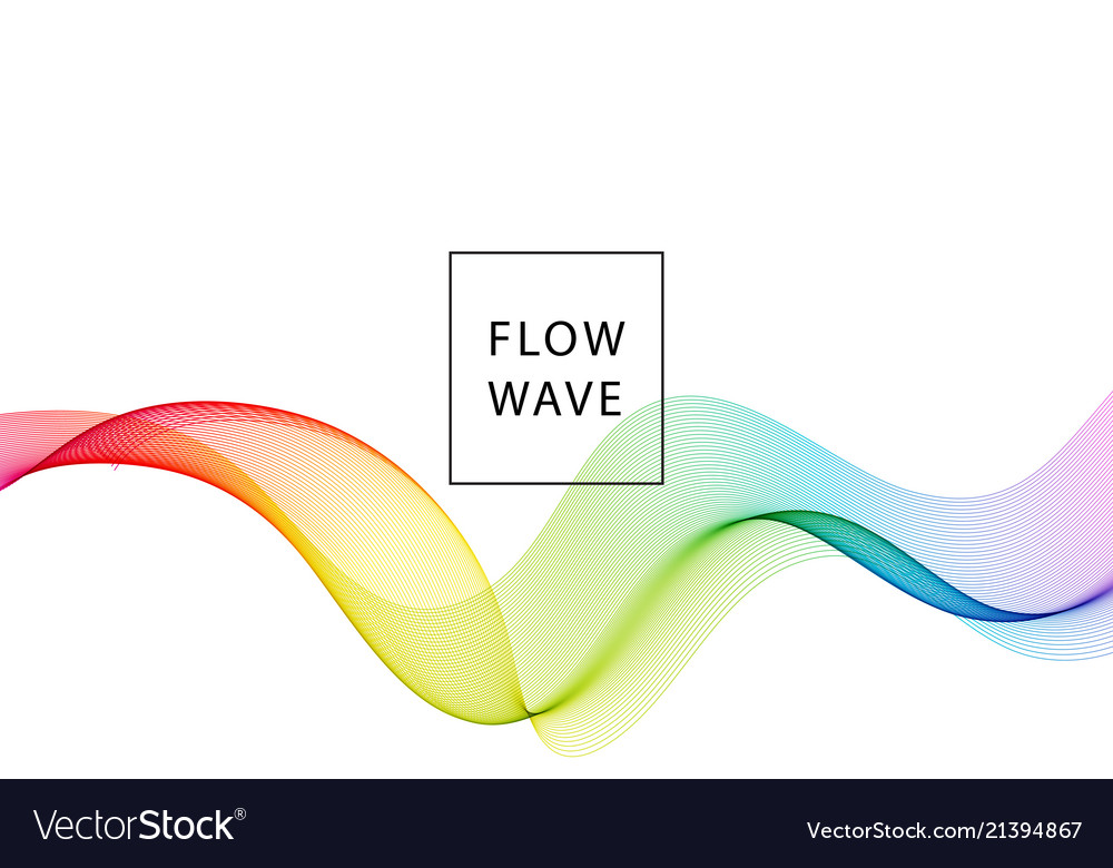 Abstract background spectrum wave Royalty Free Vector Image