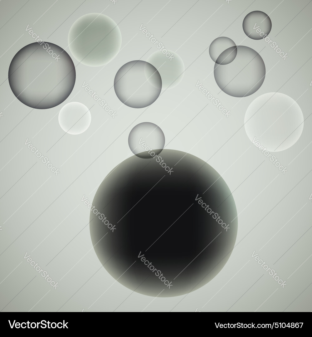 Abstract bubbles background Royalty Free Vector Image