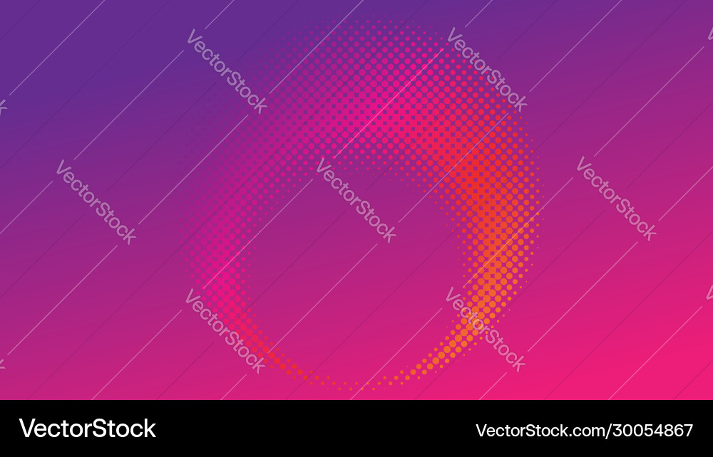 Colorful radial halftone background design Vector Image