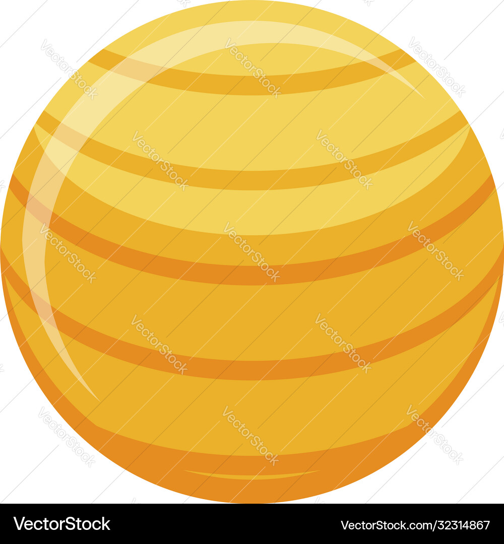 Fitness ball icon isometric style Royalty Free Vector Image