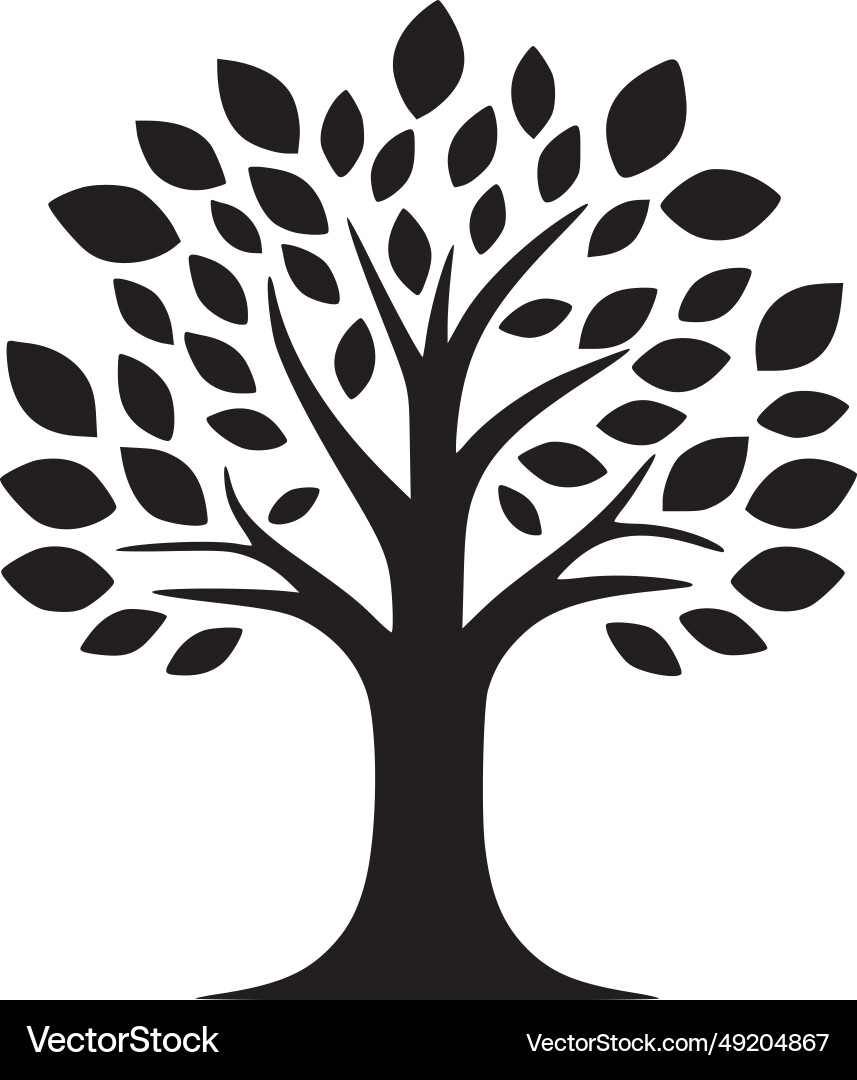 Tree - high quality logo ideal for t-shirt Vector Image