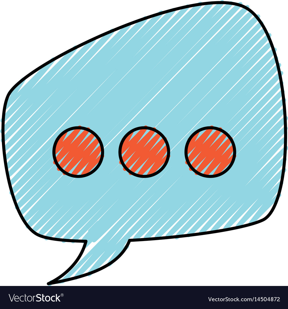 Bubble chat speakbox Royalty Free Vector Image
