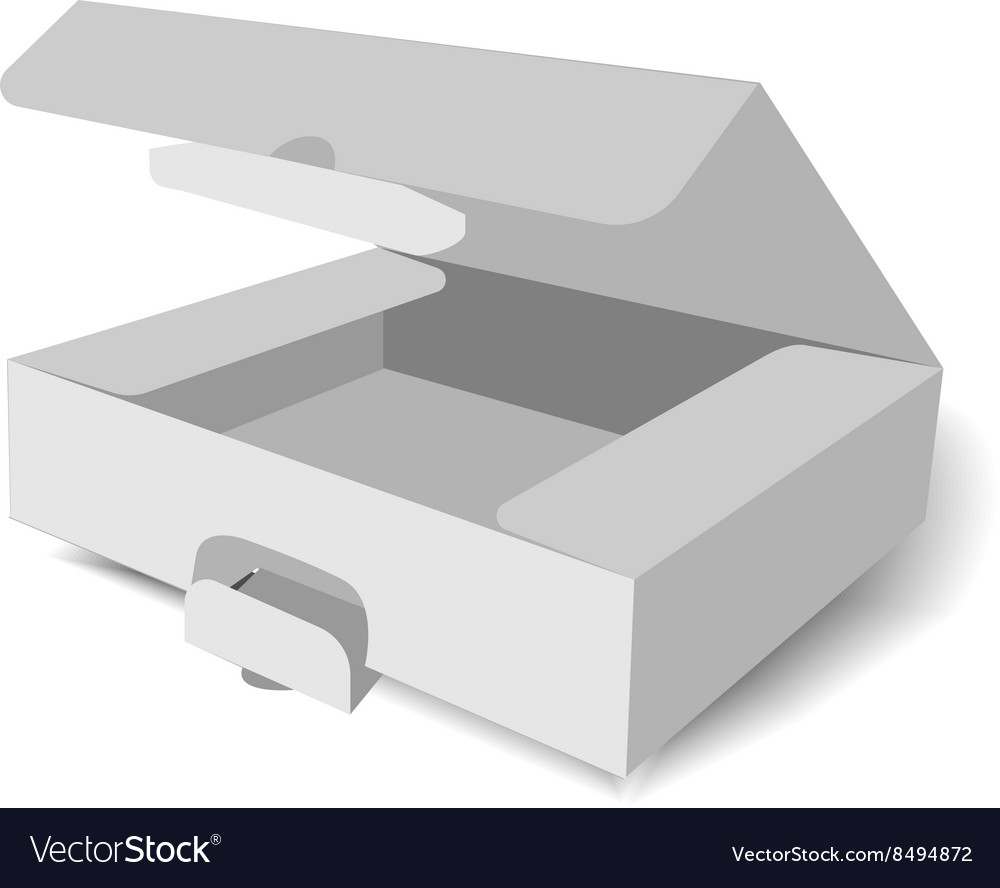 Grey box Royalty Free Vector Image - VectorStock