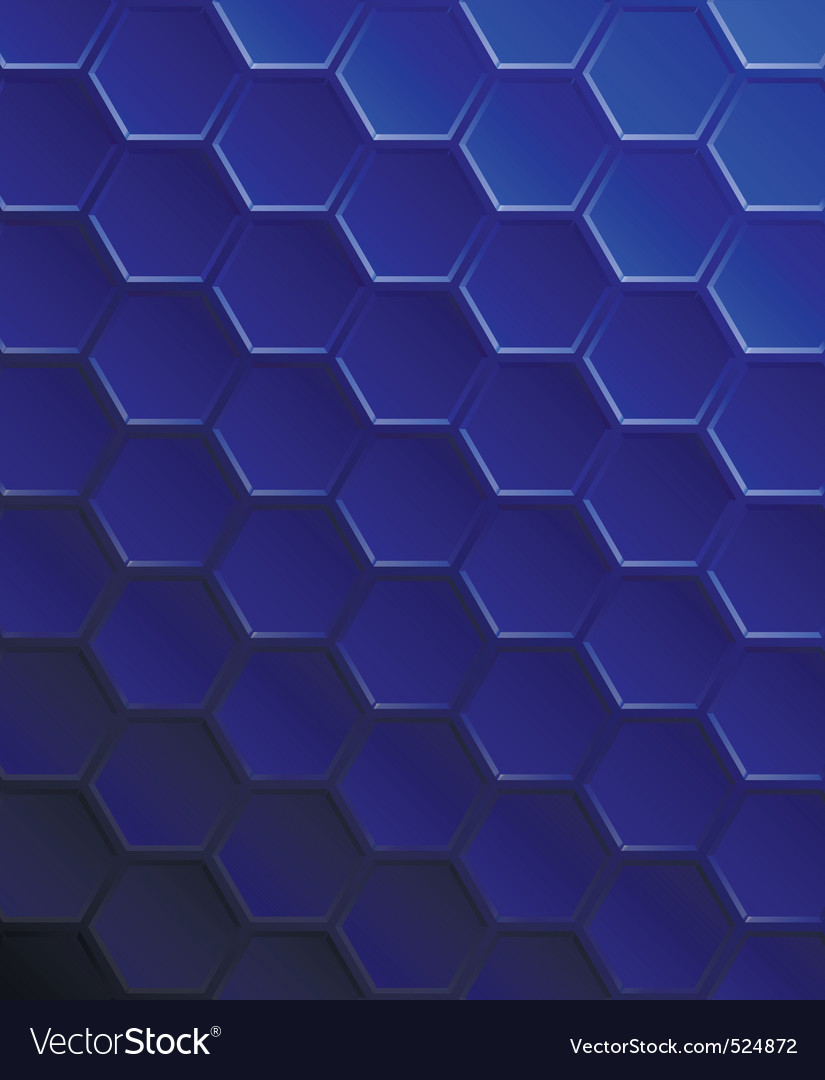 Hexagons Royalty Free Vector Image - VectorStock