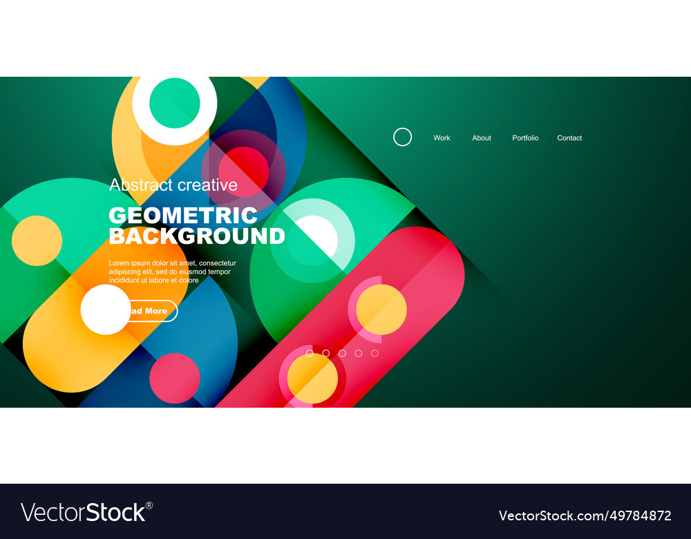 Simple circles and round elements pattern Vector Image