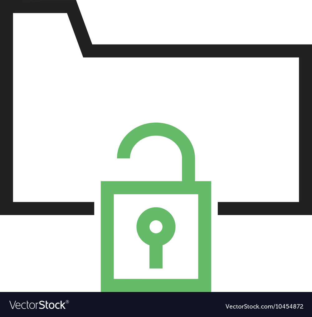 Unlock documents Royalty Free Vector Image - VectorStock