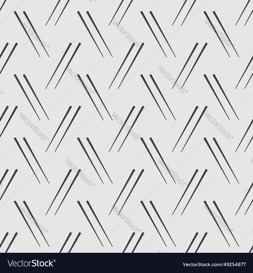 Chopstick seamless pattern Royalty Free Vector Image