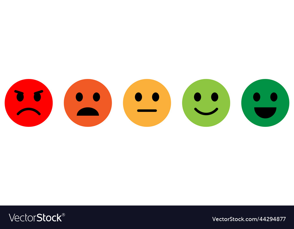 Emoticons set Royalty Free Vector Image - VectorStock