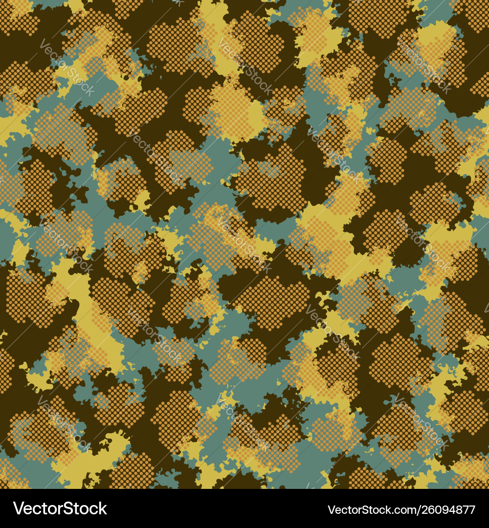 Fashion camo colorful camouflage pattern Vector Image