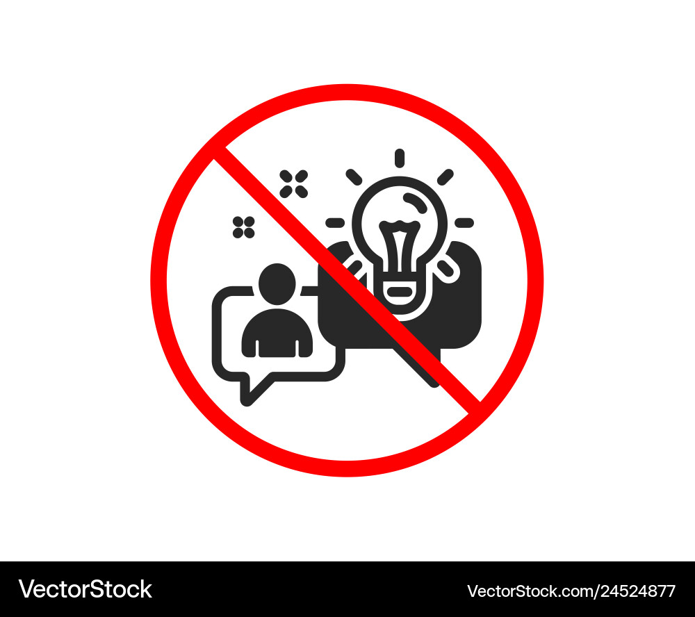 Idea icon business management sign Royalty Free Vector Image